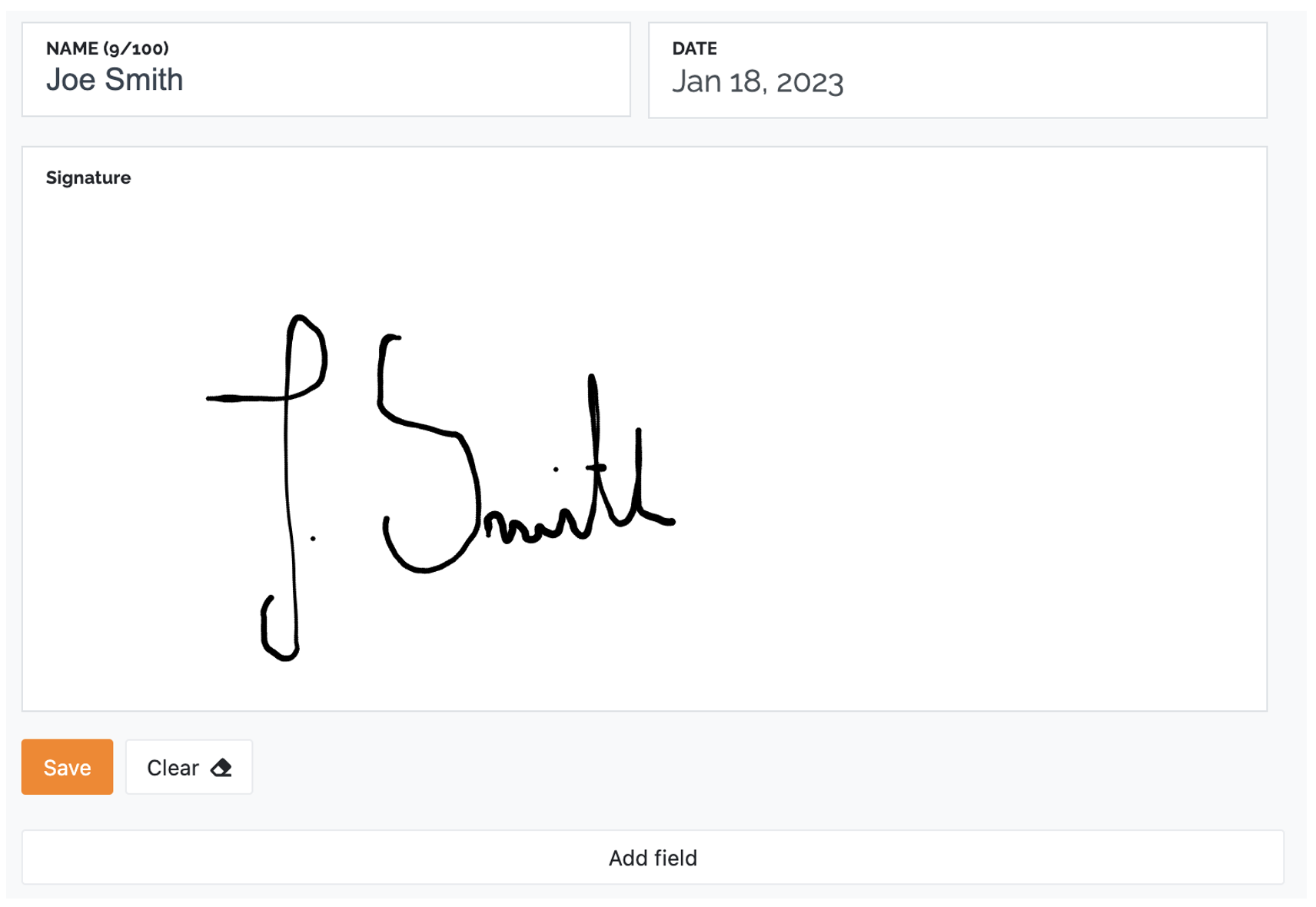 Form Template Fields – Fonn
