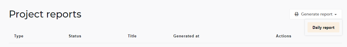 Hvordan genererer jeg en daglig prosjektrapport? – Fonn